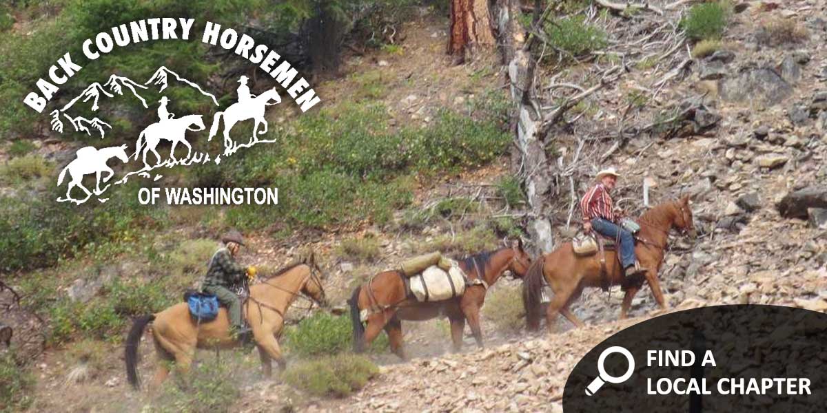 Washington State Equestrian Educational and Volunteer Trail Maintenance ... Washington State Equestrian Educational and Volunteer Trail Maintenance ...